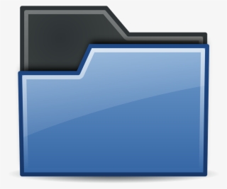 Folder Icons Blue - Blue Folder Icon - Free Transparent PNG Download ...