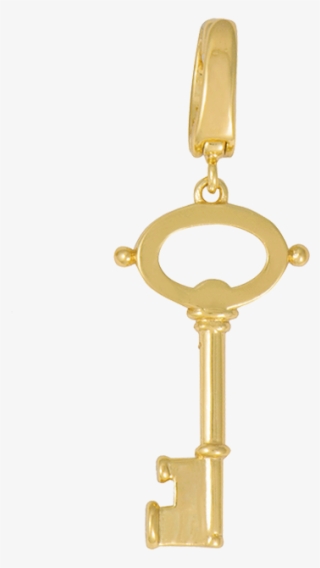 Key Gold Charm - Keychain - Free Transparent PNG Download - PNGkey