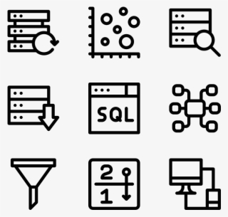 Database And Servers - Small Notes Icon Png - Free Transparent PNG ...